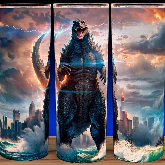 Dining | Godzilla In The Ocean King Of Monsters Cup Mug Tumbler 2oz ...